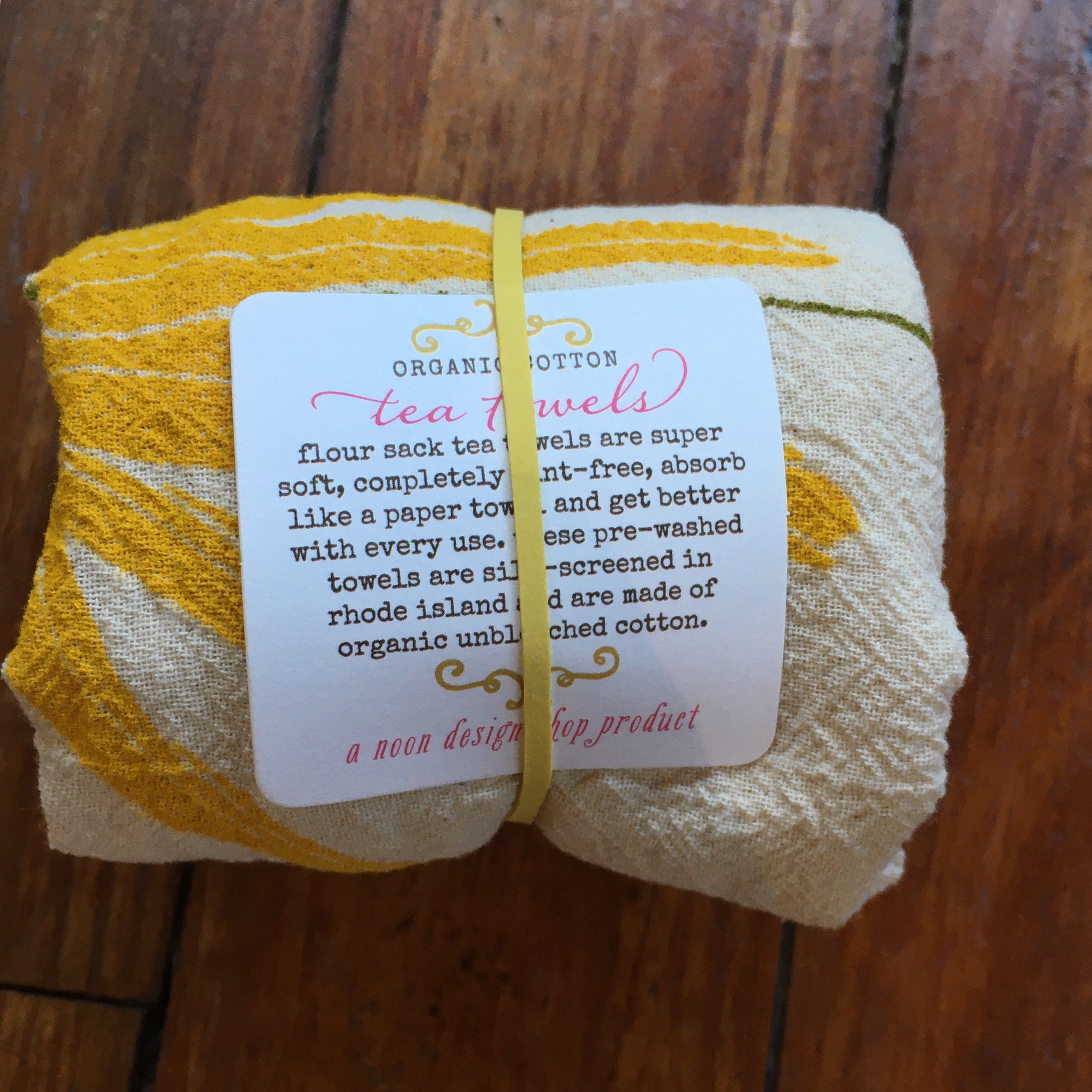 flower sack tea towel . Black eyed Susan – NOON™ DESIGN SHOP